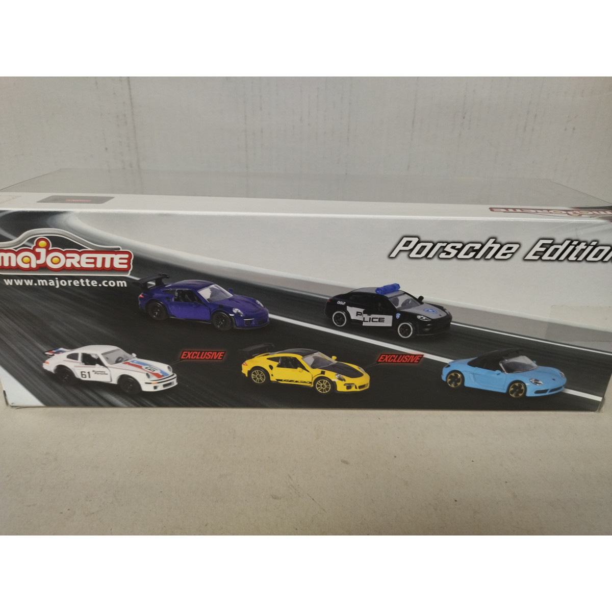 SET 5 CARS PORSCHE EDITION PANAMERA 718 911 apx 1:64 MAJORETTE - BCN ...