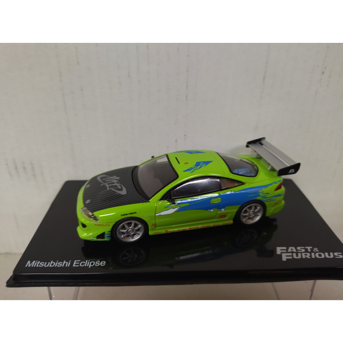 MITSUBISHI ECLIPSE GREEN FAST & FURIOUS 1:43 ALTAYA IXO - BCN STOCK CARS