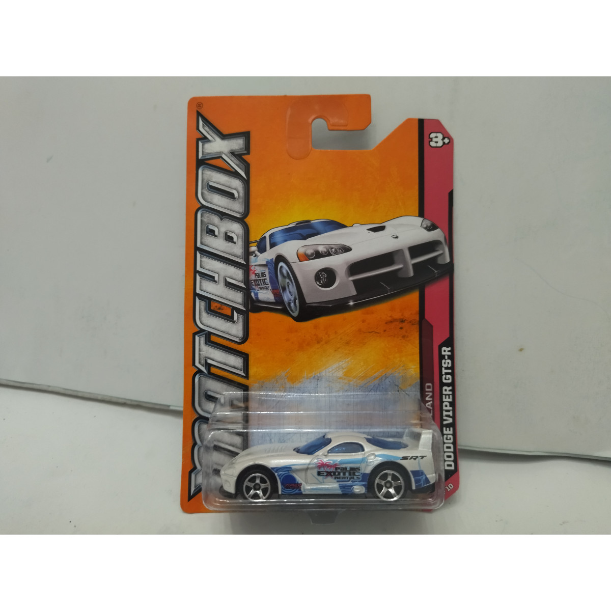 DODGE VIPER GTS-R EXOTIC RENTALS 1:64 MATCHBOX USA CARD - BCN STOCK CARS