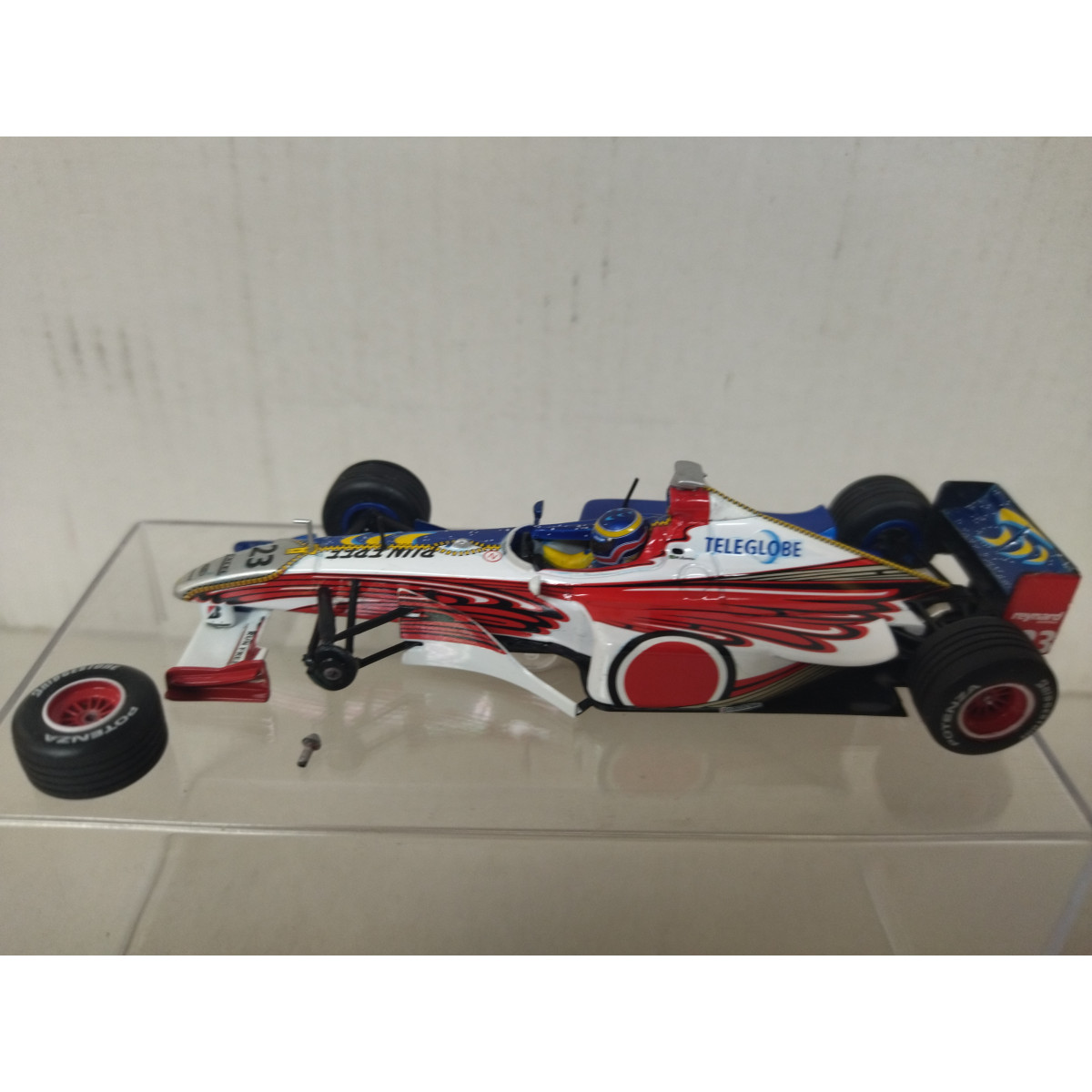 BAR 01 SUPERTEC 1999 FORMULA F1 R.ZONTA 1:43 ONYX DEFECTUOSO/ROTO - BCN ...
