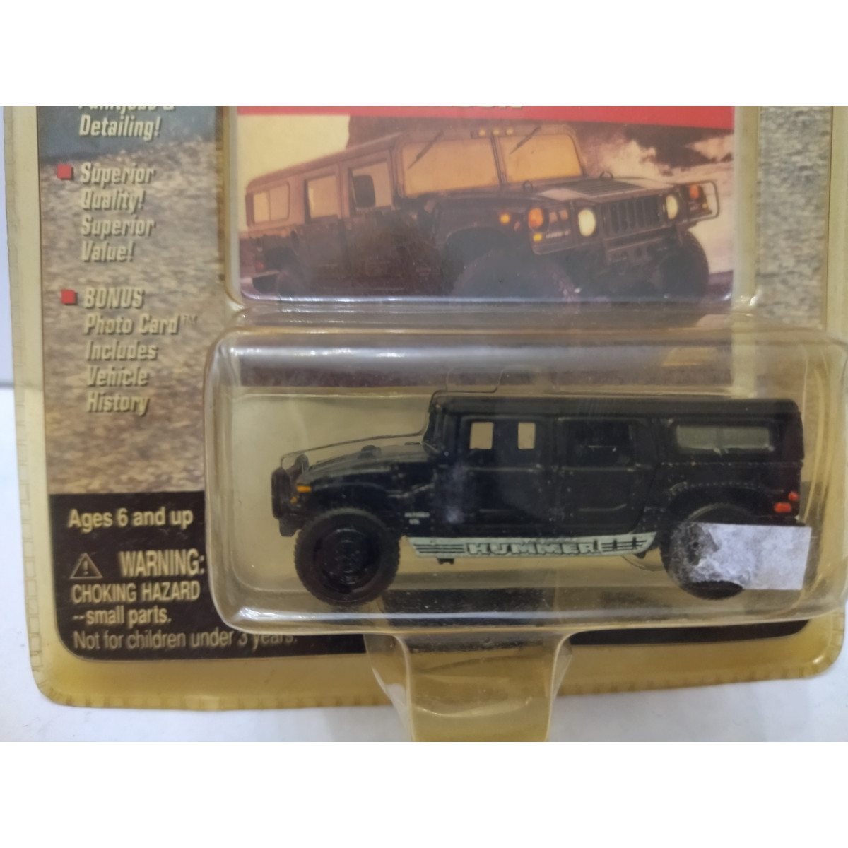 HUMMER 1999 CIVILIAN 4-DOOR BLACK PICKUP 1:64 JOHNNY LIGHTNING - BCN ...