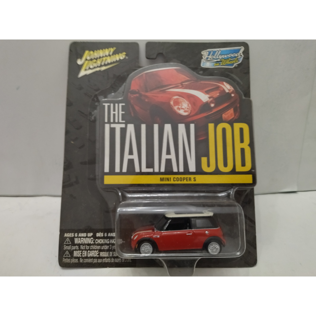 MINI COOPER S 2003 RED ITALIAN JOB 1:64 JOHNNY LIGHTNING - BCN STOCK CARS
