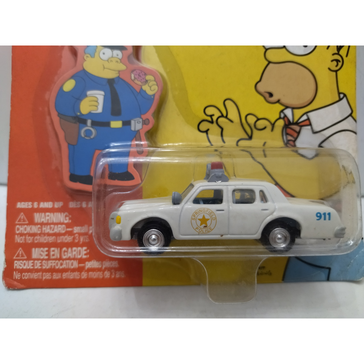 SPRINGFIELD POLICE WHITE THE SIMPSONS 1:64 JOHNNY LIGHTNING - BCN STOCK ...