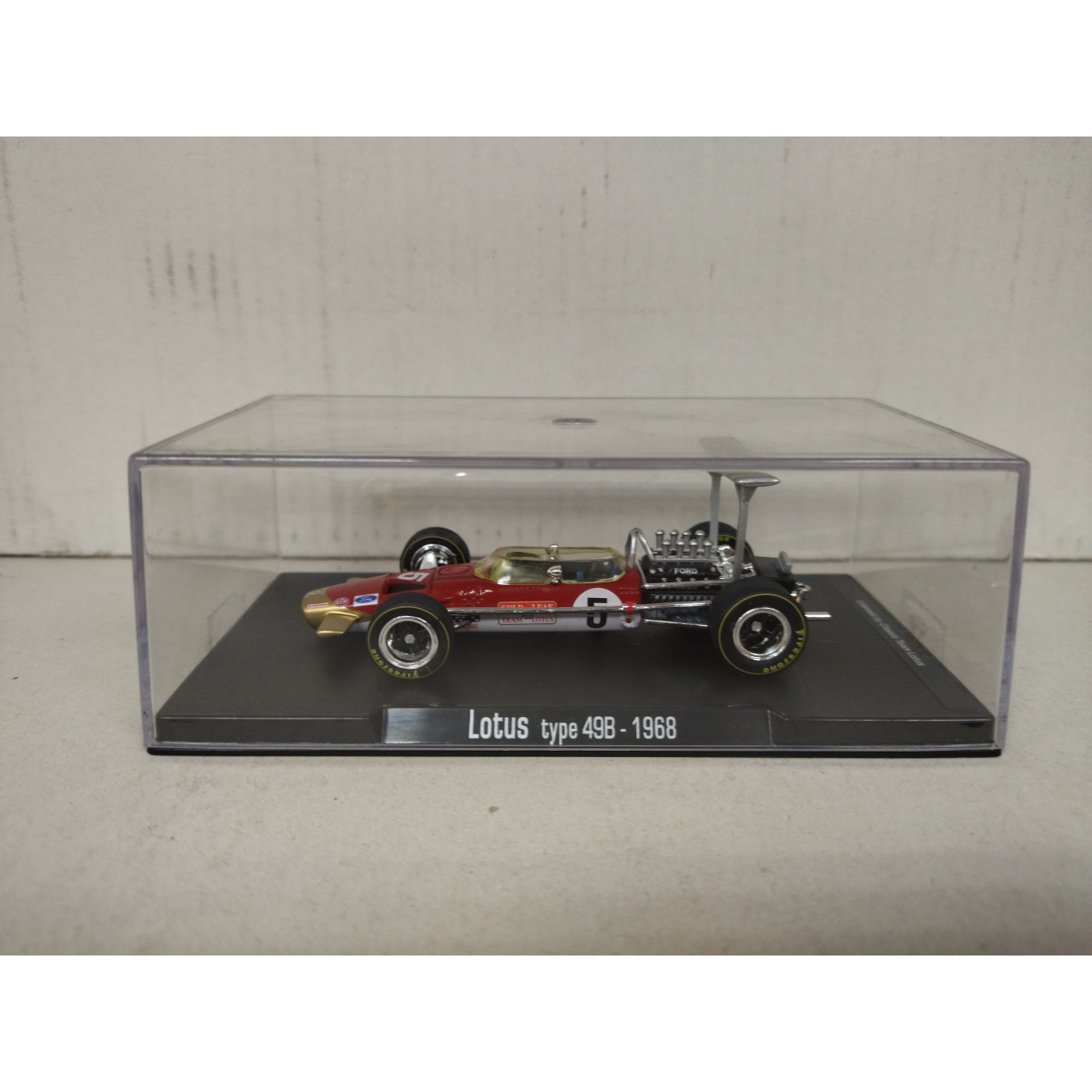 LOTUS 49B 1968 FORMULA F1 WIN GRAHAM HILL 1:43 RBA IXO - BCN STOCK CARS