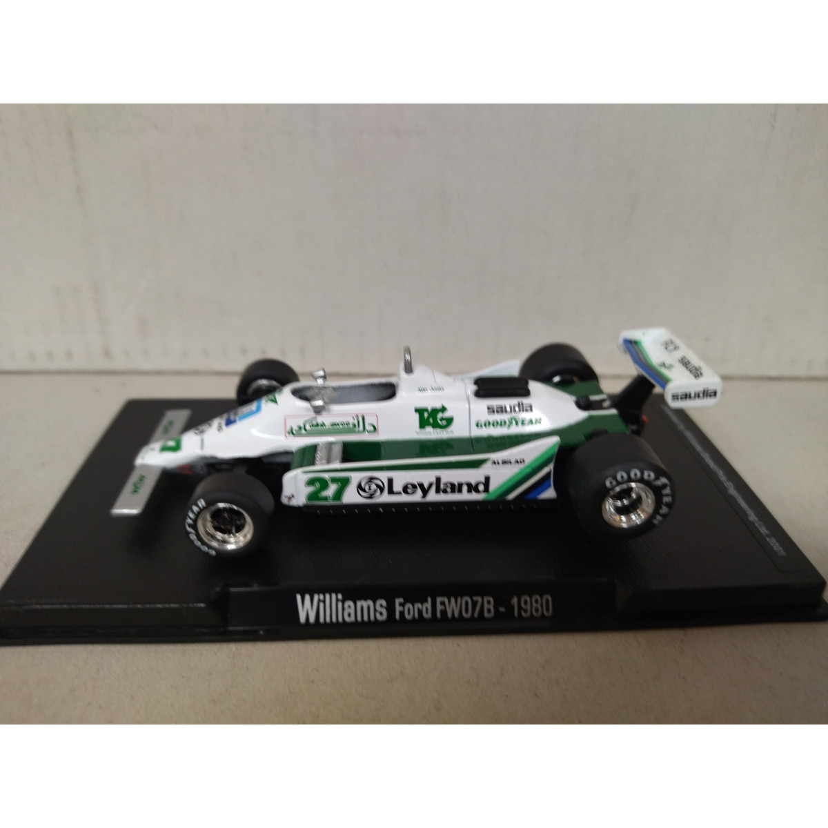 WILLIAMS FW07B 1980 FORD FORMULA F1 ALAN JONES 1:43 RBA IXO - BCN STOCK ...