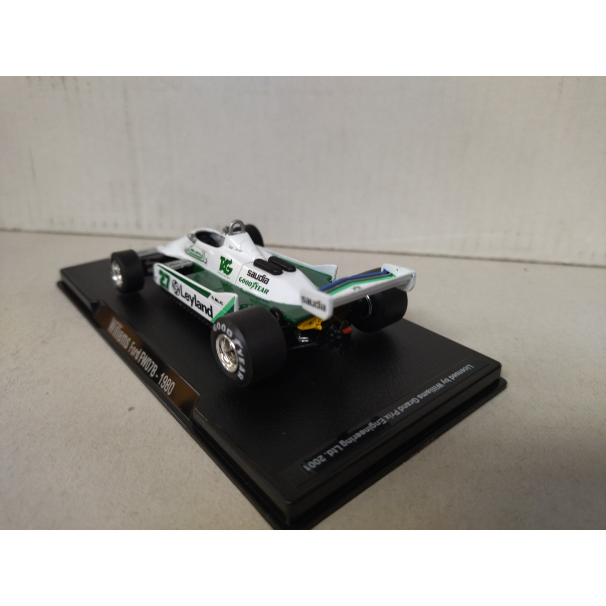 WILLIAMS FW07B 1980 FORD FORMULA F1 ALAN JONES 1:43 RBA IXO - BCN STOCK ...