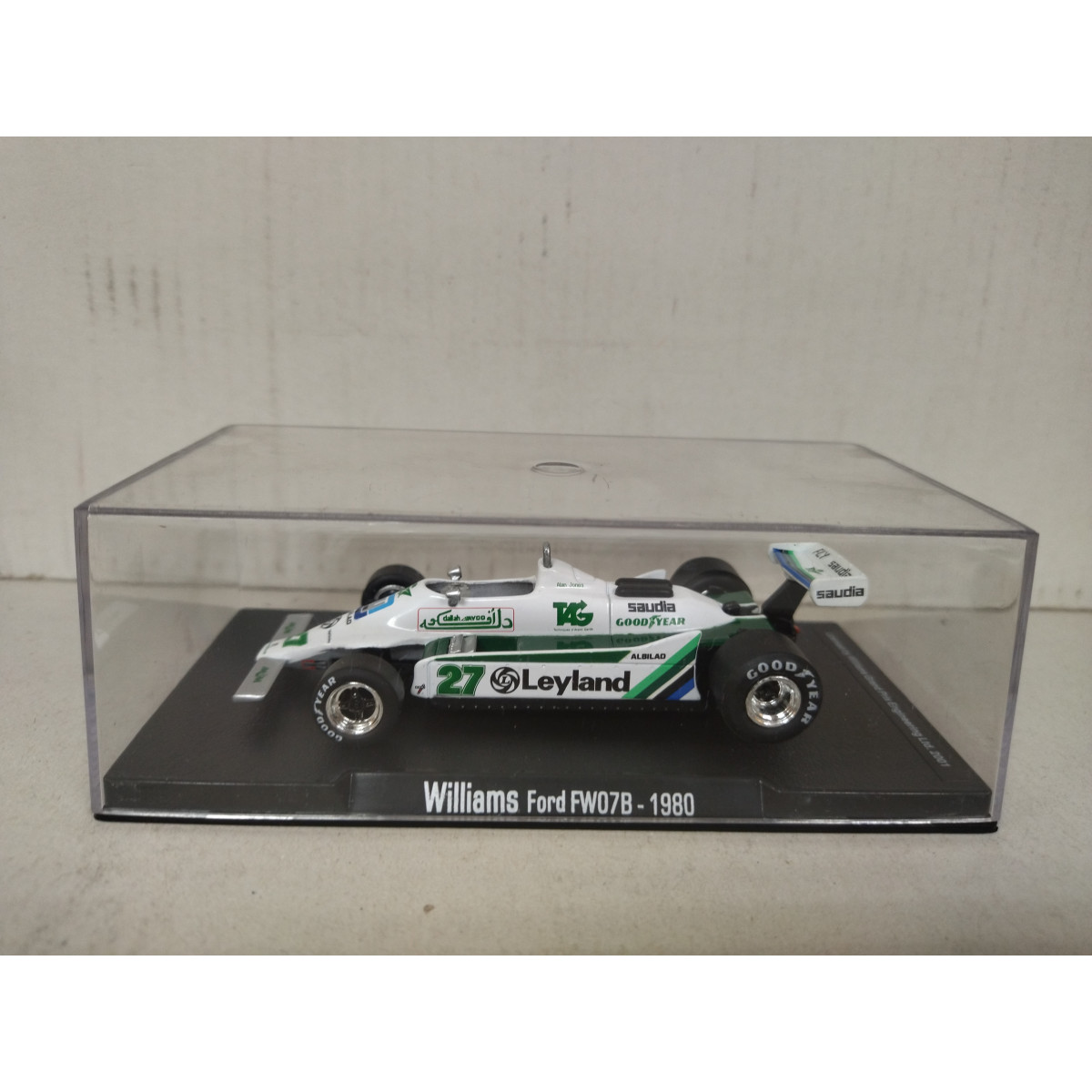 WILLIAMS FW07B 1980 FORD FORMULA F1 ALAN JONES 1:43 RBA IXO - BCN STOCK ...