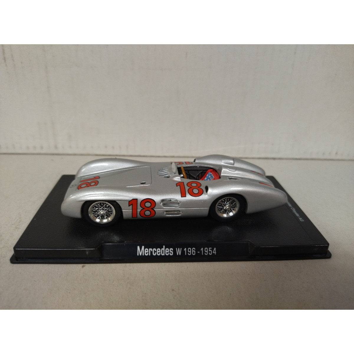 MERCEDES W196 1954 FORMULA F1 WIN J.M.FANGIO 1:43 RBA IXO - BCN STOCK CARS