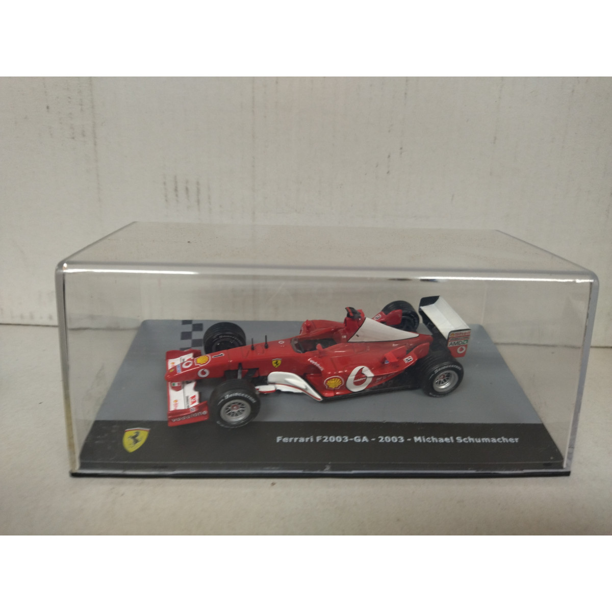 FERRARI F2003 GA M.SCHUMACHER FORMULA F1 1:43 CENTAURIA IXO DEFECT/BOX ...