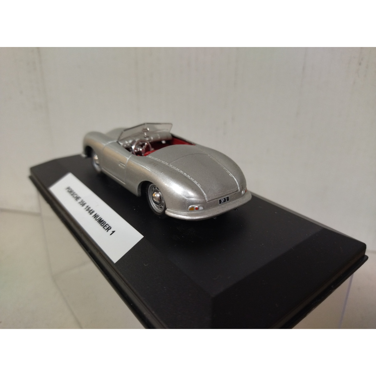 PORSCHE 356 1948 NUMBER 1 ROADSTER SILVER 1:43 HIGH SPEED - BCN STOCK CARS