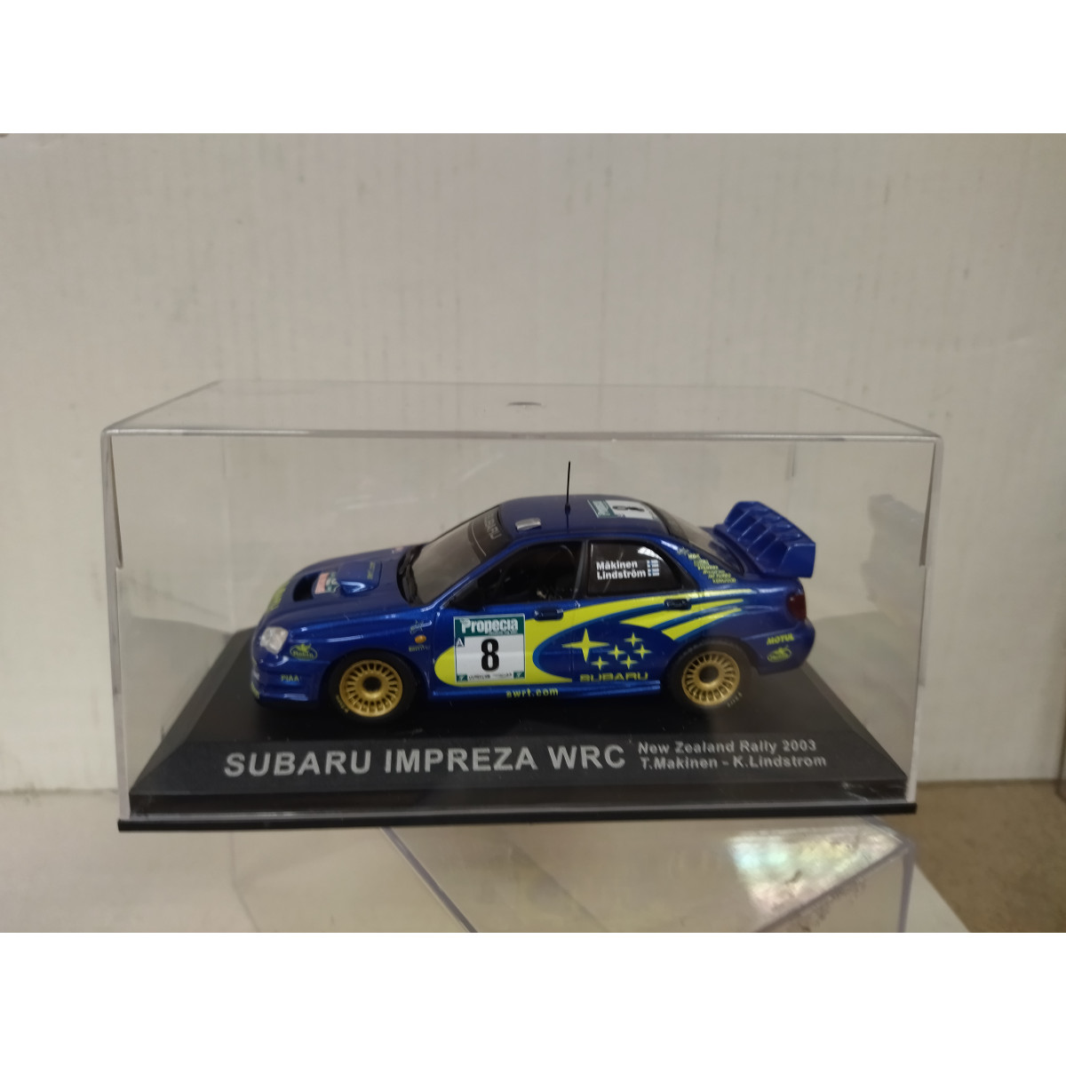 SUBARU IMPREZA WRC 2003 RALLY NEW ZEALAND T.MAKINEN 1:43 ALTAYA IXO ...
