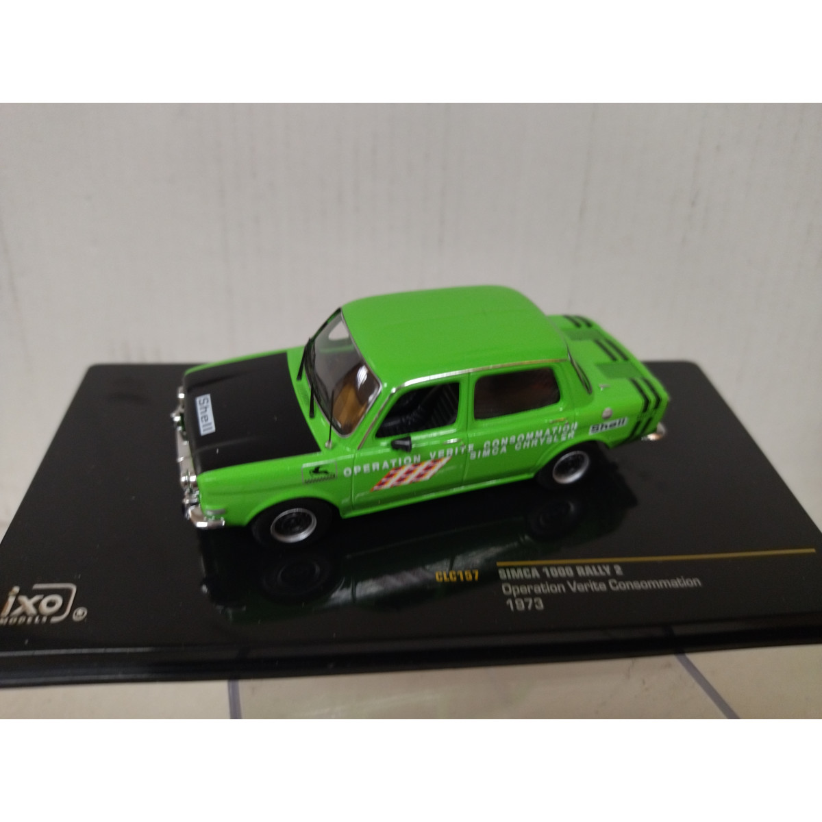 SIMCA 1000 RALLYE 2 1973 OPERATION VERITE CONSOMMATION 1:43 IXO CLC157 ...