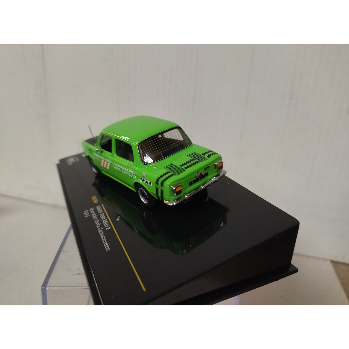 SIMCA 1000 RALLYE 2 1973 OPERATION VERITE CONSOMMATION 1:43 IXO CLC157 ...