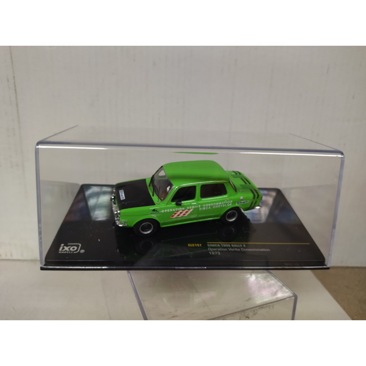 SIMCA 1000 RALLYE 2 1973 OPERATION VERITE CONSOMMATION 1:43 IXO CLC157 ...
