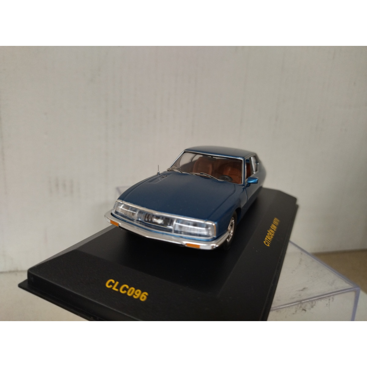 CITROEN SM 1970 BLUE MET 1:43 IXO CLC096 CARTON ROTO - BCN STOCK CARS