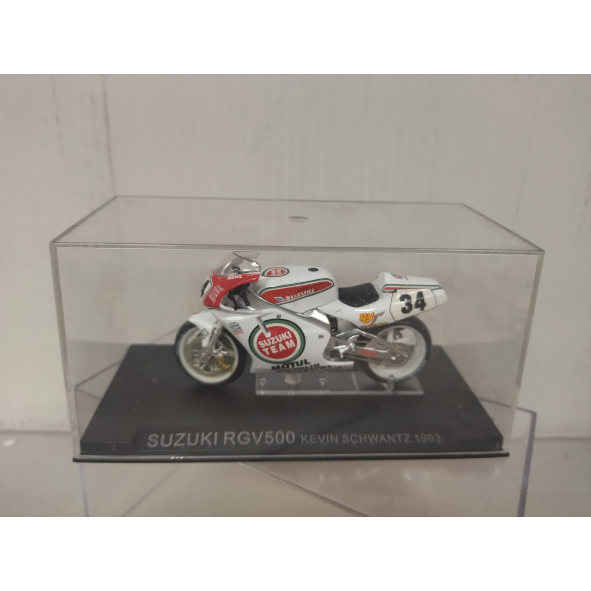 SUZUKI RGV 500 1993 KEVIN SCHWANTZ BIKE/MOTO 1:24 ALTAYA IXO - BCN ...
