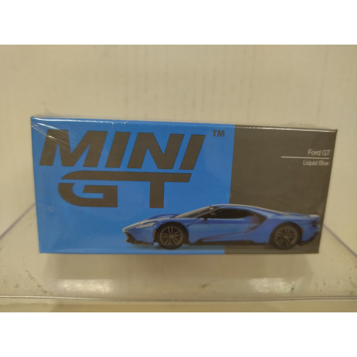 FORD GT LIQUID BLUE LHD 1:64 MINI GT - BCN STOCK CARS