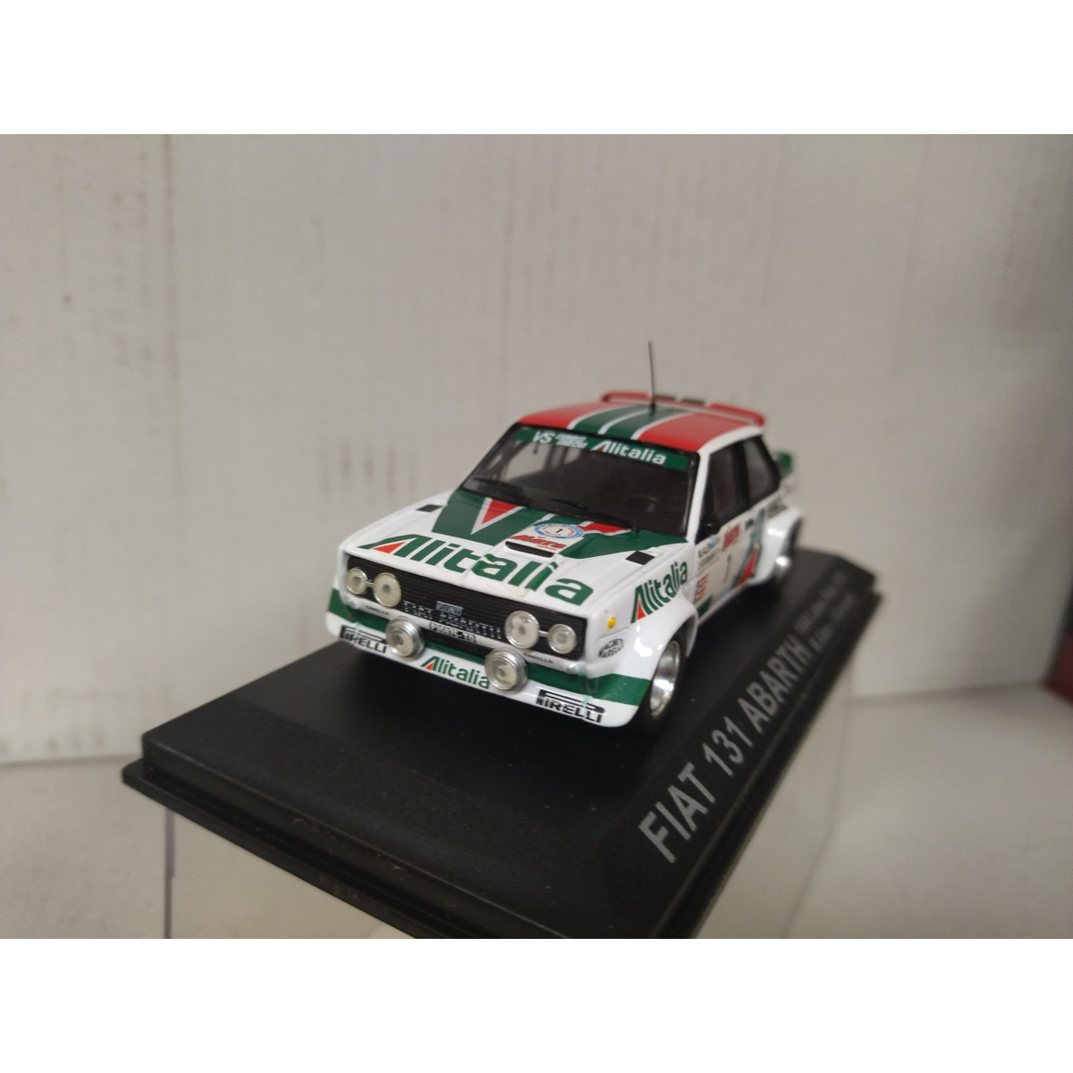 FIAT 131 ABARTH 1979 WIN RALLY 1000 LAKES M.ALEN 1:43 ALTAYA IXO HARD ...