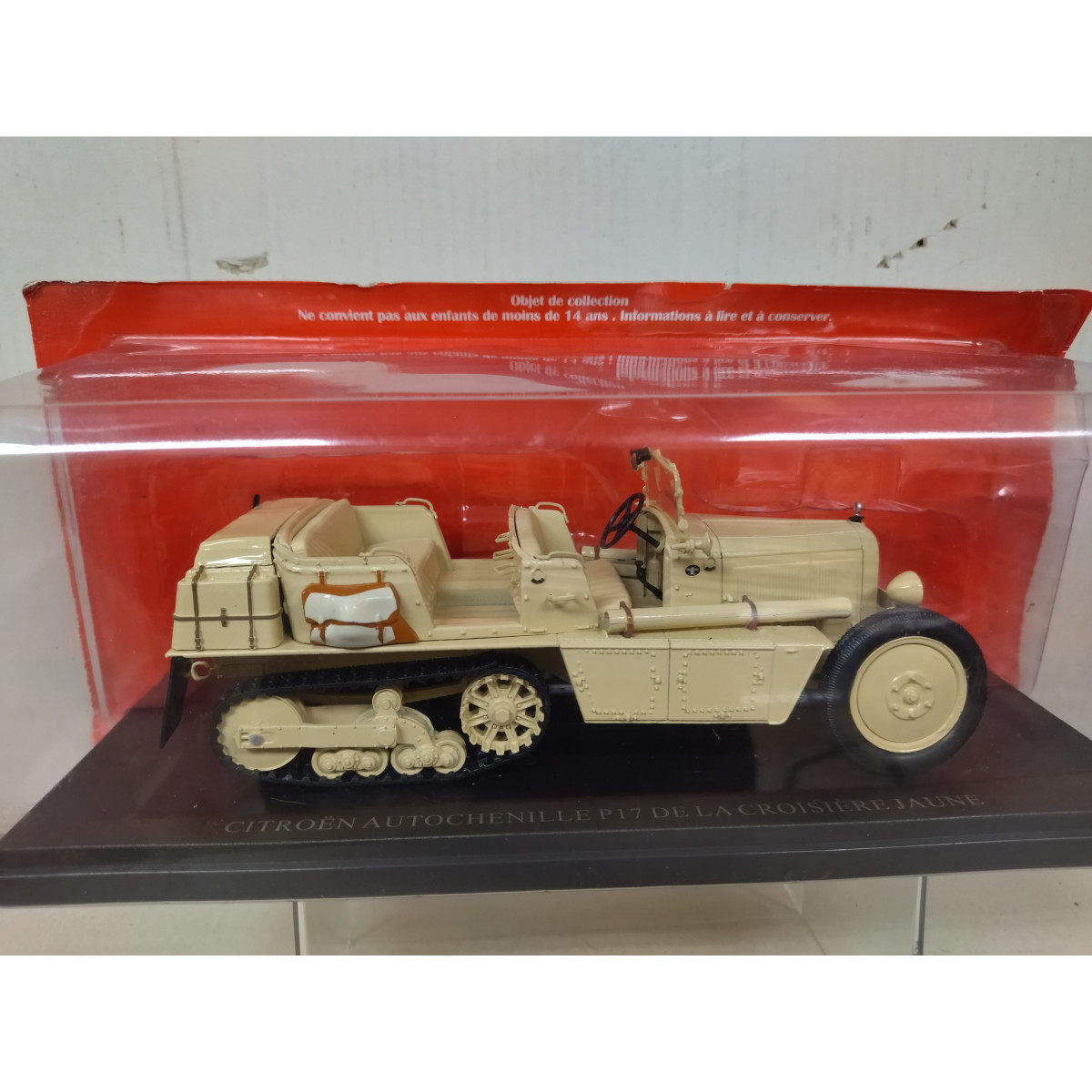 CITROEN AUTOCHENILLE P17 DE LA CROISIERE JAUNE 1:24 HACHETTE IXO - BCN ...