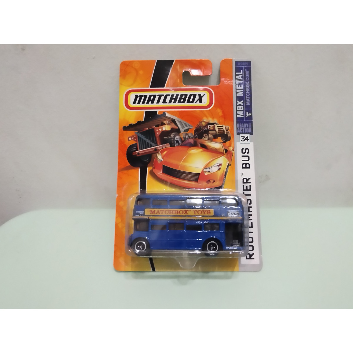 ROUTEMASTER BUS BLUE MATCHBOX TOYS MBX 34 1:64 MATCHBOX - BCN STOCK CARS