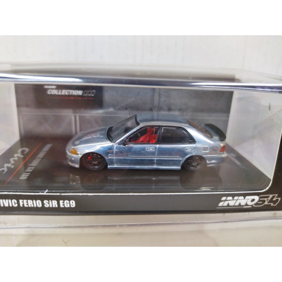 HONDA CIVIC 1992 FERIO SiR EG9 RAW COLLECTION 1:64 INNO64 - BCN STOCK CARS