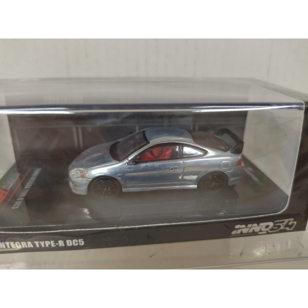 HONDA INTEGRA 2002 TYPE-R DC5 SILVER 1:64 INNO64 - BCN STOCK CARS