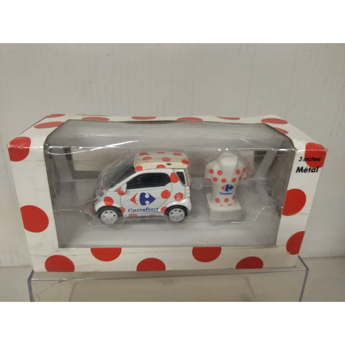 SMART CARREFOUR LE TOUR apx 1:64 NOREV 3 INCHES (7,5cm) - BCN STOCK CARS