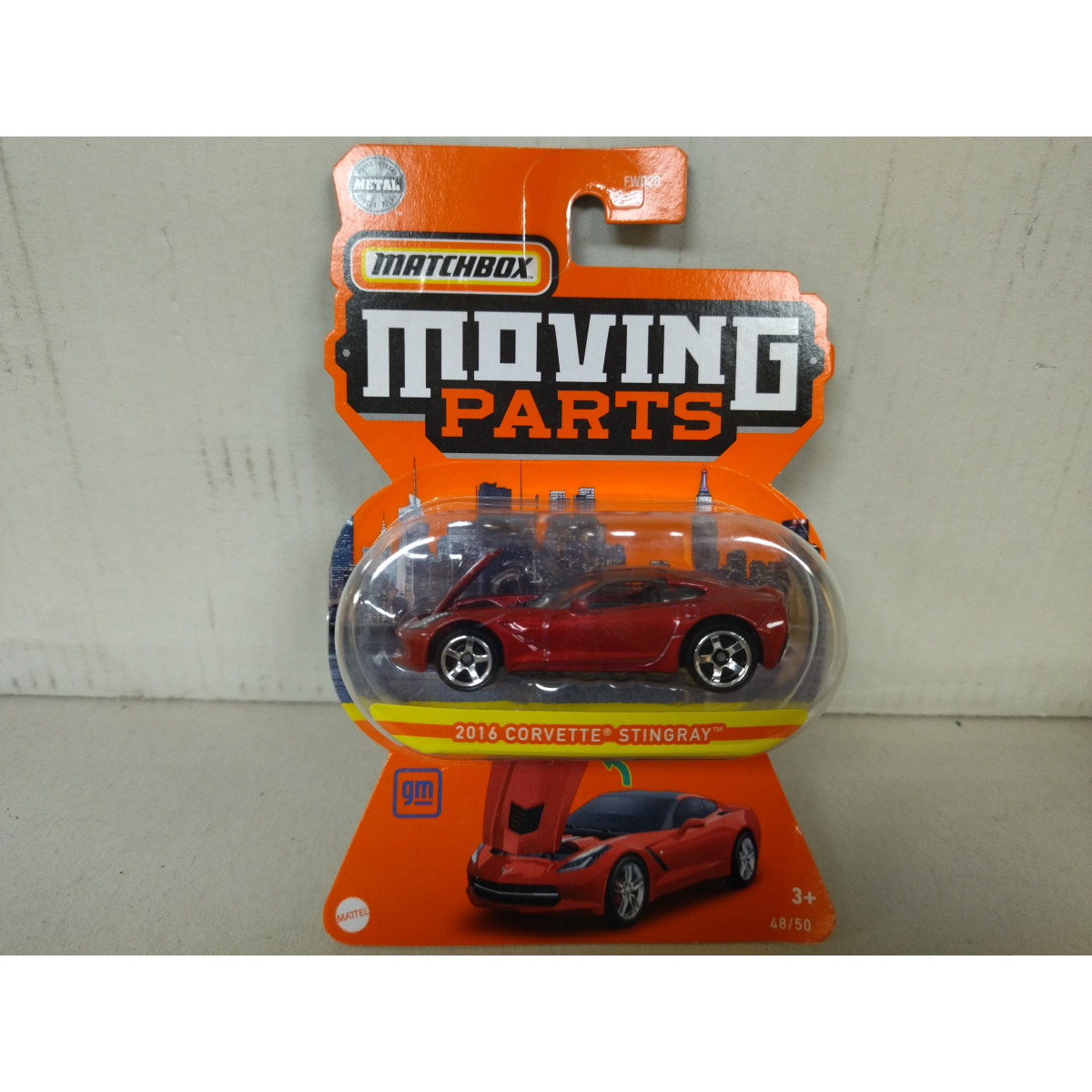 CHEVROLET CORVETTE C7 2016 STINGRAY MOVING PARTS 1:64 MATCHBOX - BCN ...