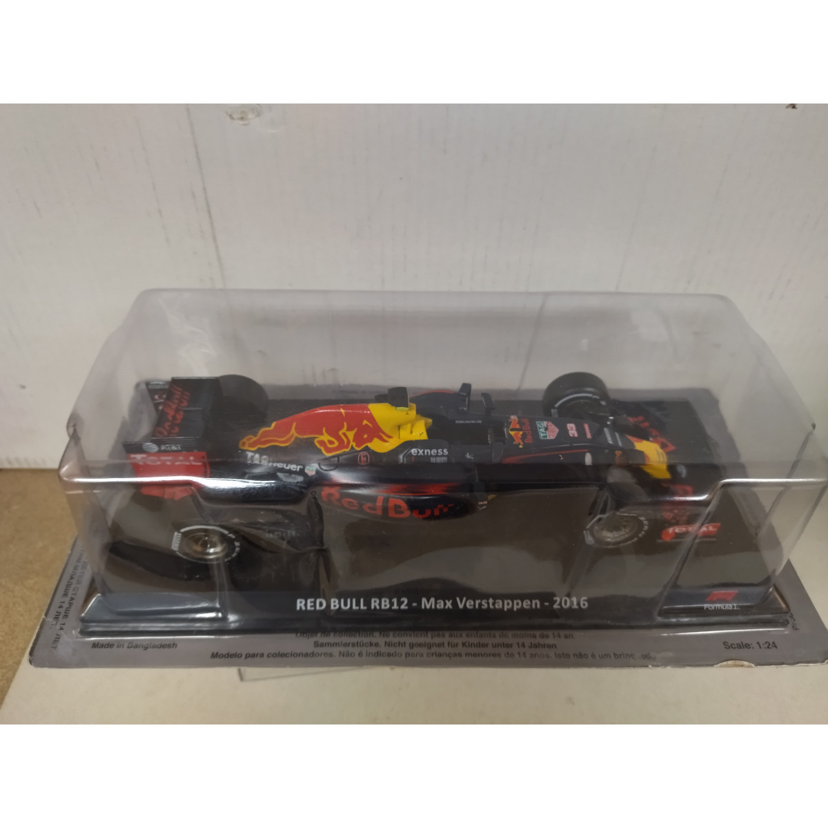 RED BULL RB12 2016 MAX VERSTAPPEN FORMULA F1 1:24 SALVAT IXO - BCN ...