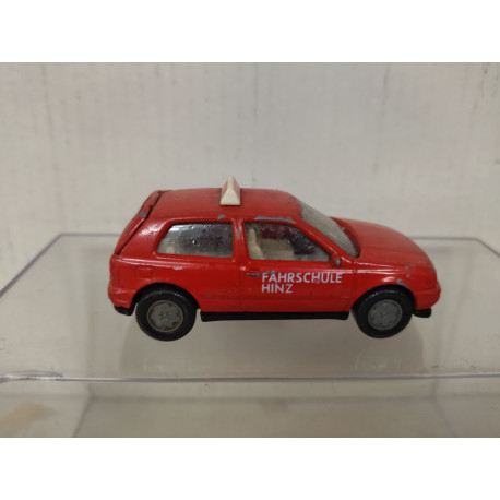 VOLKSWAGEN GOLF 3 FAHRSCHULE HINZ 1:55/apx 1:64 SIKU 1010 NO BOX - BCN ...