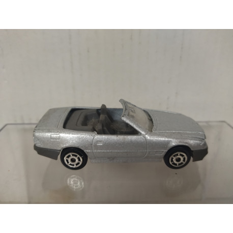 MERCEDES-BENZ R129 500 SL CABRIOLET SILVER 1:58/apx 1:64 MAJORETTE 260 ...