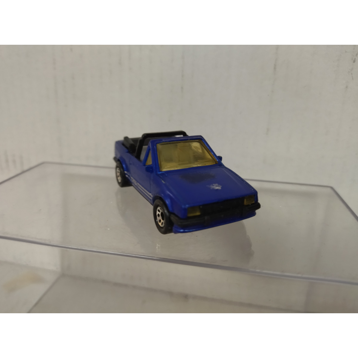 FORD ESCORT XR3i CABRIOLET BLUE MB17/37 1:56/ apx 1:64 MATCHBOX NO BOX ...