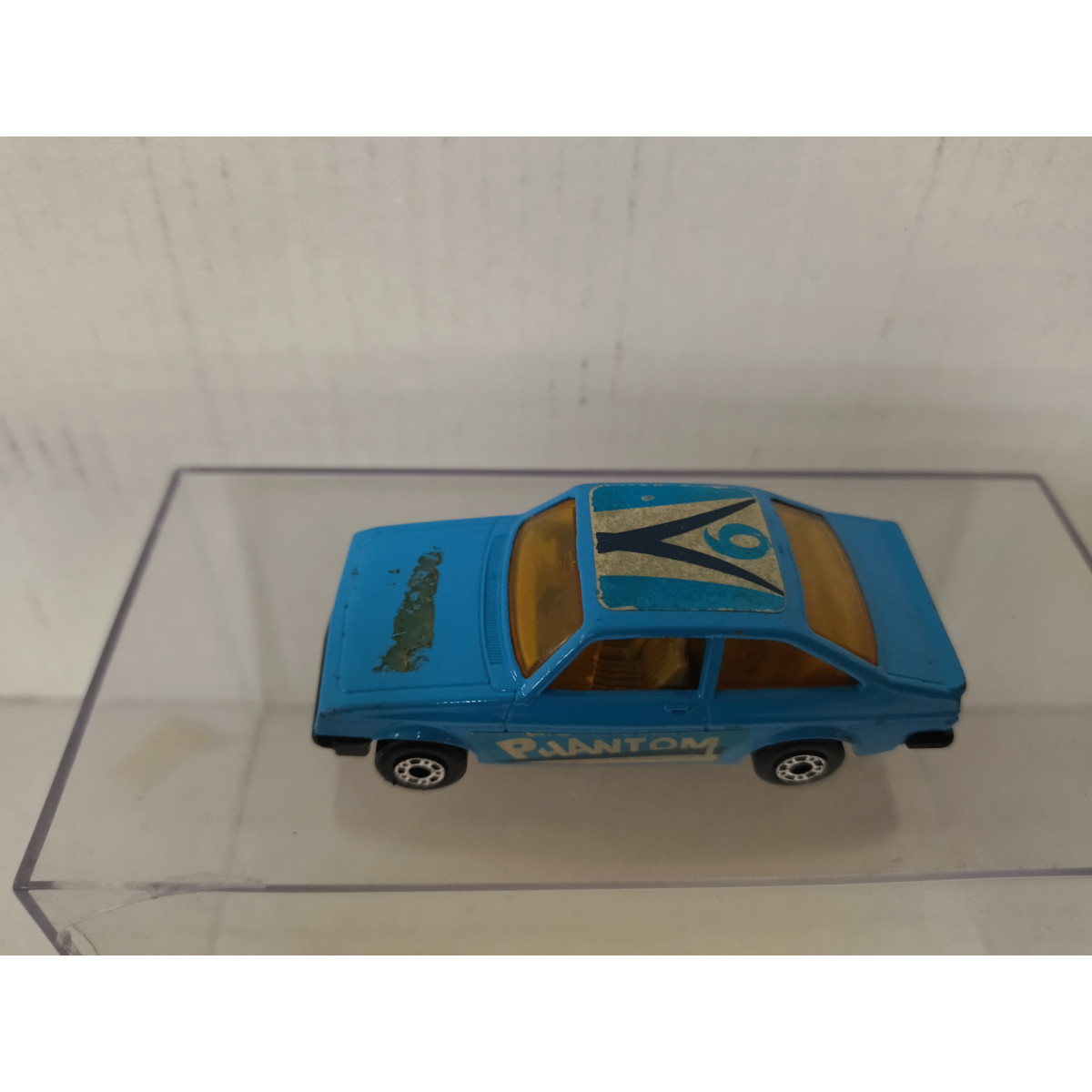 FORD ESCORT RS2000 PHANTOM BLUE TP-5 1:55/apx 1:64 MATCHBOX NO BOX ...