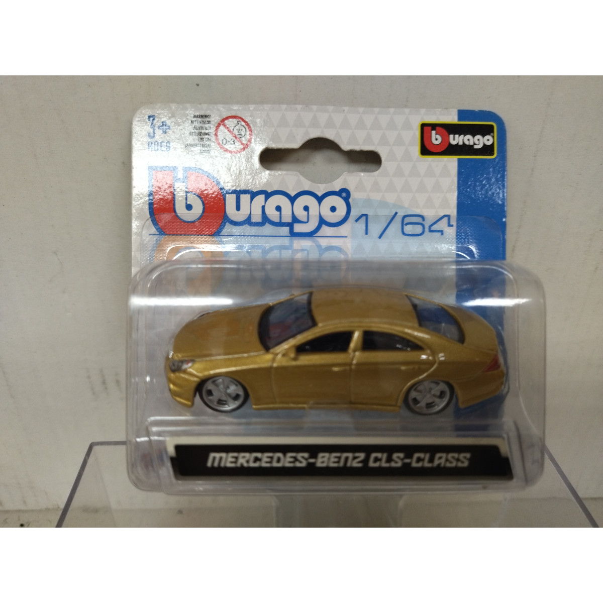 MERCEDES-BENZ CLS-CLASE GOLD 1:64 BBURAGO - BCN STOCK CARS