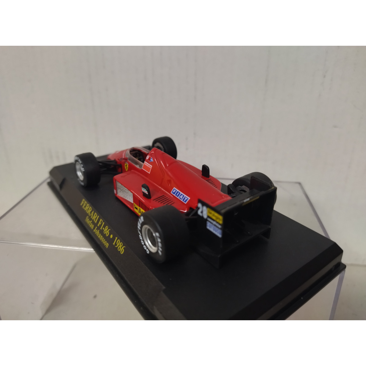 FERRARI F1-86 1986 STEFAN JOHANSSON FORMULA F1 1:43 ALTAYA IXO HARD BOX - BCN STOCK CARS