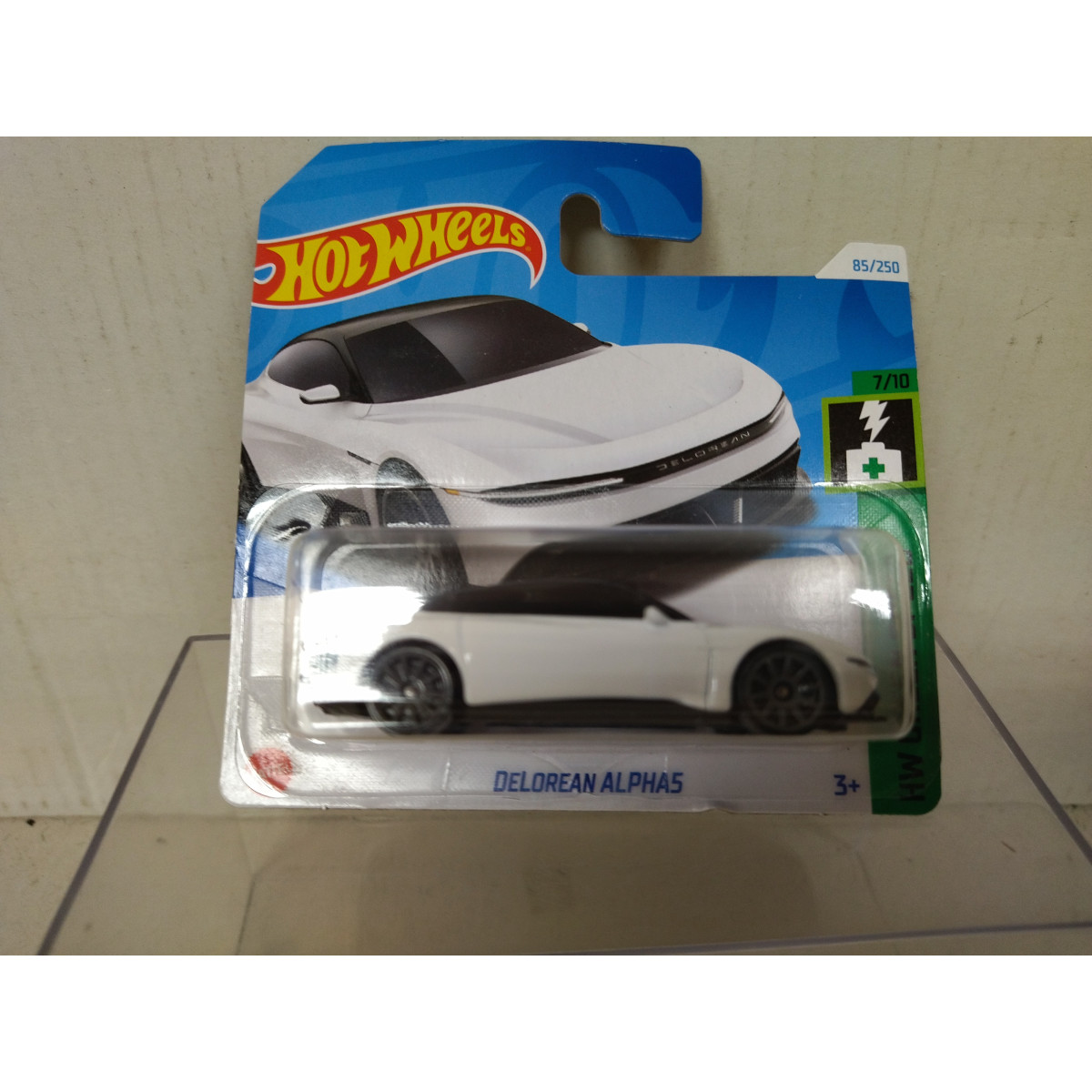 DELOREAN ALPHA5 7/10 GREEN SPEED 1:64 HOT WHEELS - BCN STOCK CARS
