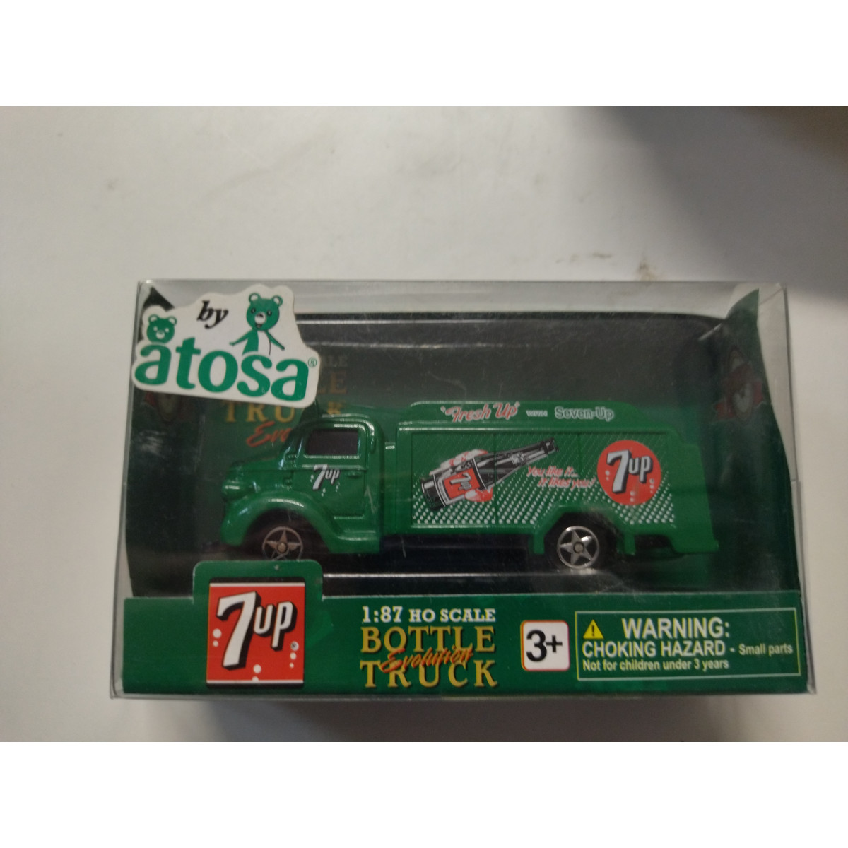 CAMION/TRUCK BOTTLE TRUCK GREEN/RED 7UP 1:87 H0 GOLDEN WHEELS - BCN ...