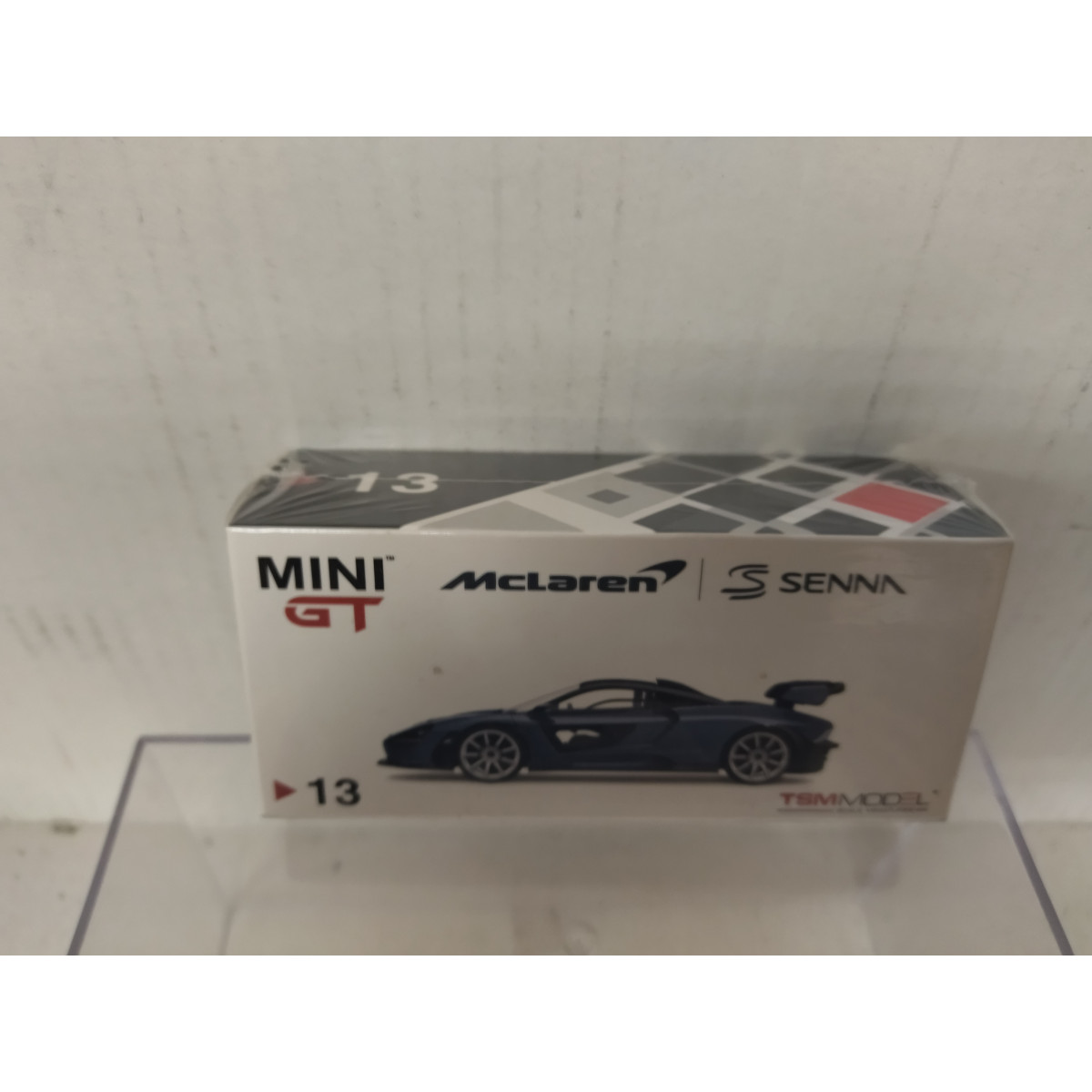 MCLAREN SENNA VICTORY GREY LHD 1:64 MINI GT - BCN STOCK CARS