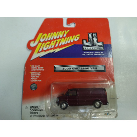 GMC 2500 VAN 2000 JL COLLECTION 1:64 JOHNNY LIGHTNING - BCN STOCK CARS