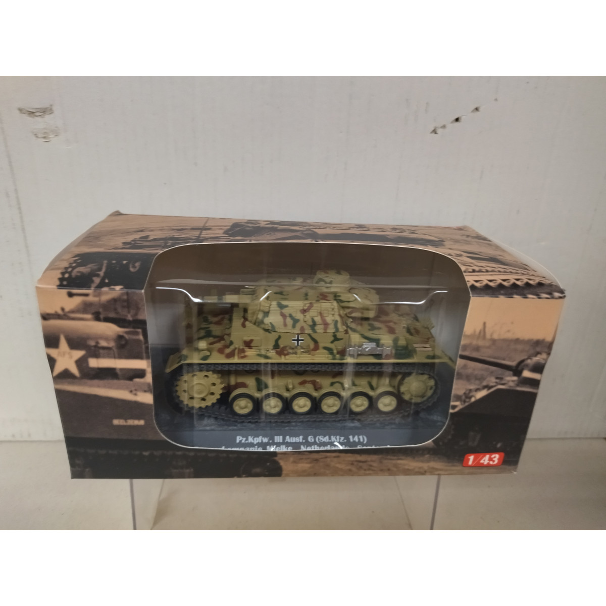 Sd.Kfz.141 PANZER III AUSF G 1944 GERMANY TANKS WW 2 1:43 ALTAYA IXO ...