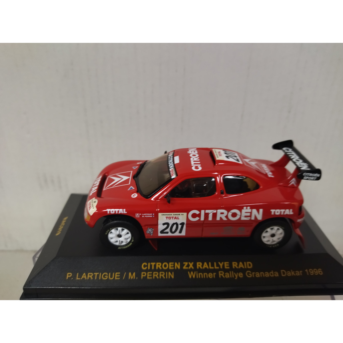CITROEN ZX 1996 RALLY WINNER RAID GRANADA-DAKAR LARTIGUE 1:43 IXO ...
