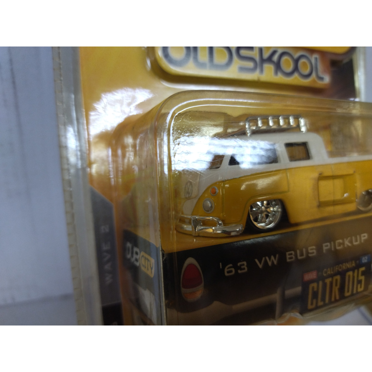 VOLKSWAGEN T1 1963 BUS PICKUP ORANGE/WHITE 015 DUB CITY OLDSKOOL 1:64 ...
