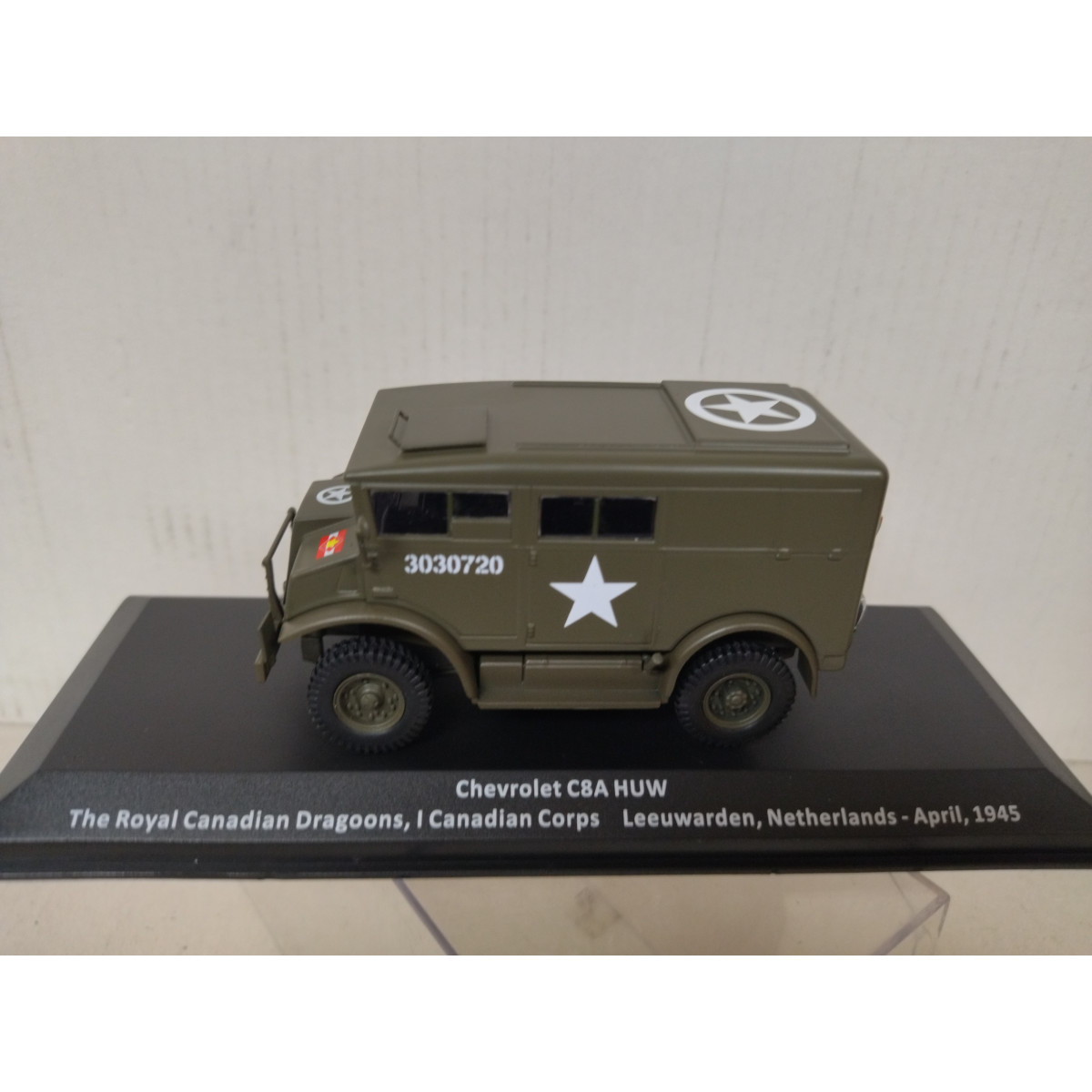 CHEVROLET C8A HUW 1945 CANADIAN DRAGOONS WW 2 1:43 ALTAYA IXO - BCN ...
