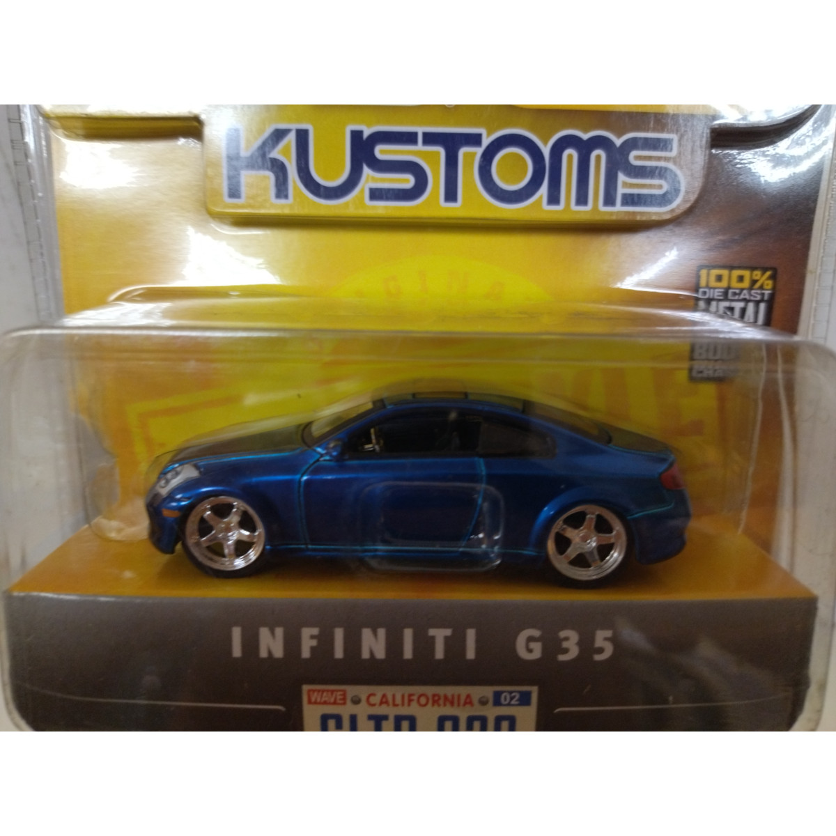 INFINITI G35 BLUE 020 DUB CITY KUSTOMS 1:64 JADA - BCN STOCK CARS
