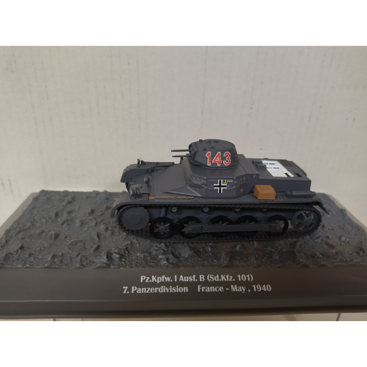 Sd.Kfz.101 PANZER I 1940 7.PzDIVISION FRANCE GERMANY TANKS WW 2 1:43 ...