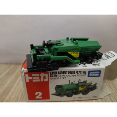 HANTA ASPHALT PAVER F1741WZ ASFALTADORA 1:77/1:64 TOMICA 2 - BCN STOCK CARS