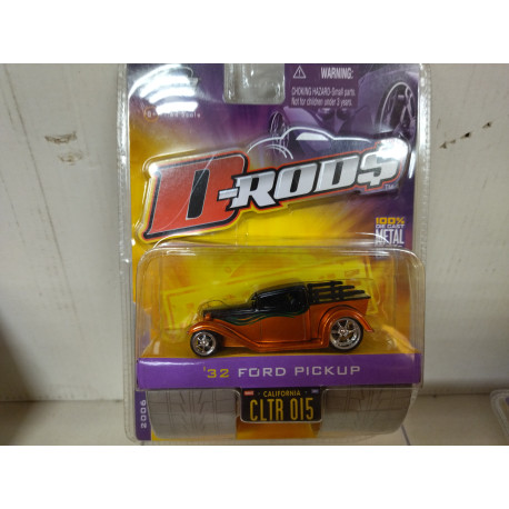 FORD 1932 PICKUP 015 D-RODS 1:64 JADA - BCN STOCK CARS