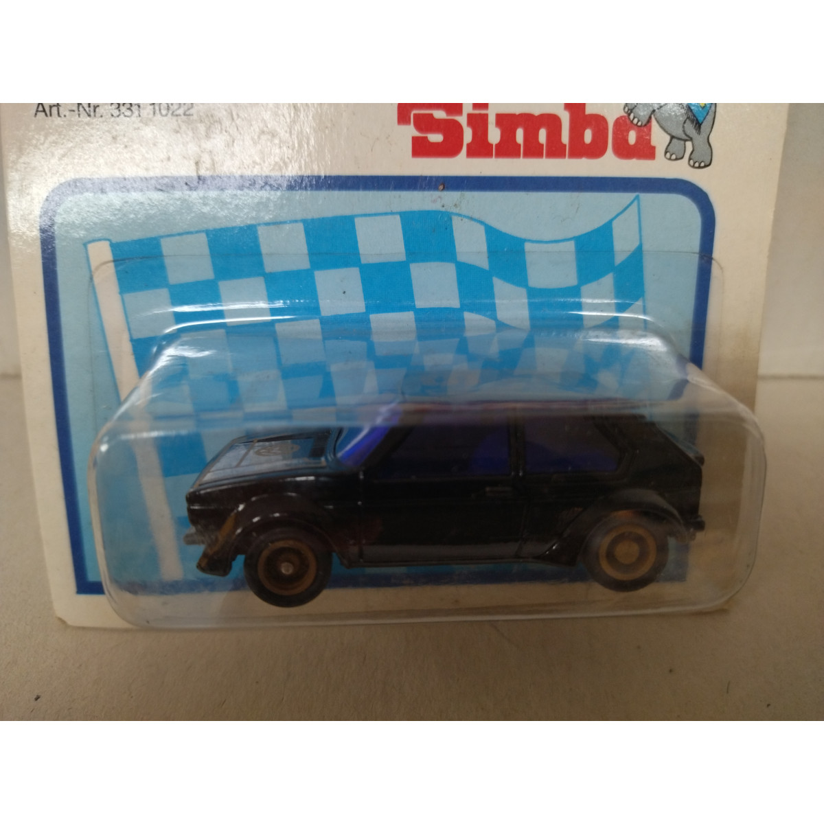VOLKSWAGEN GOLF 1 BLACK apx 1:64 SIMBA - BCN STOCK CARS