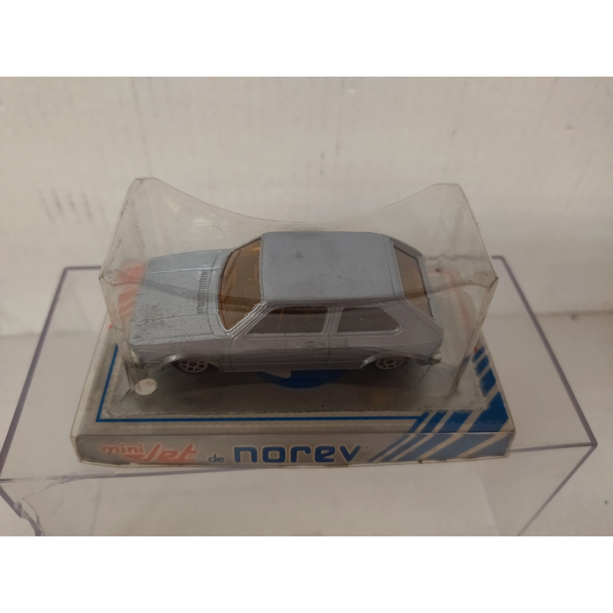 VOLKSWAGEN GOLF MK1 SILVER apx 1:64 NOREV MINI JET 429 BOX - BCN STOCK CARS
