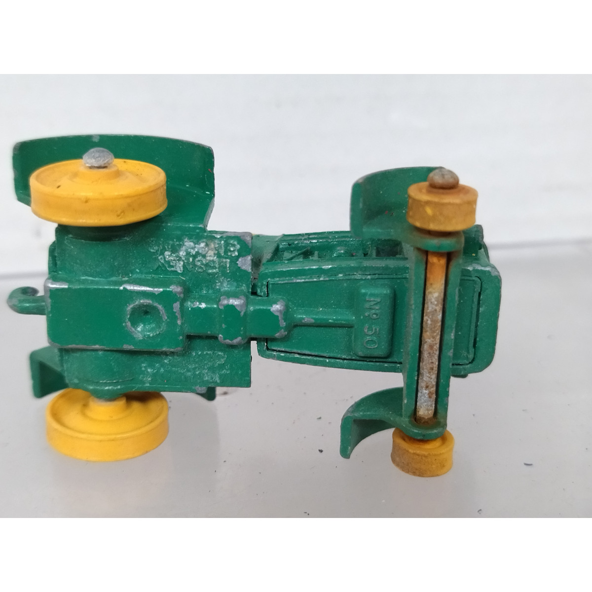 JOHN DEERE LANZ 700 TRACTOR LESNEY 50 1:61/apx 1:64 MATCHBOX DEFECT - BCN STOCK CARS